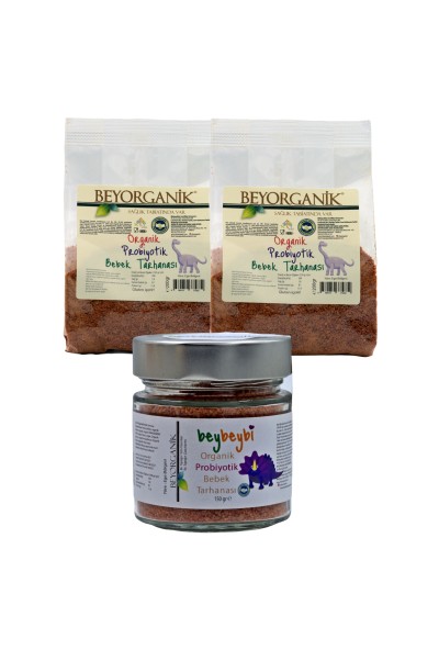 Bey Organik Beyorganik Organik Bebek Tarhana3'lü (Cam ve Jelatin)