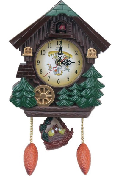 Gahome Guguklu Ev Duvar Saati Çizgi Film Çocuk Odası Dekorlu (Yurt Dışından) Gahome Guguklu Ev Duvar Saati Çizgi Film Çocuk Odası Dekorlu (Yurt Dışından)