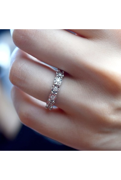 Lilarote 0.32 Ct. Beyaz Tamtur Pırlanta Yüzük