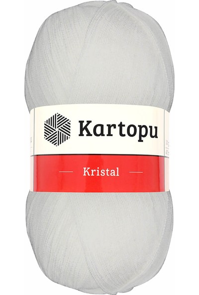 Kartopu Kristal K010 Beyaz El Örgü Lif Ipi 100 gr Kartopu Kristal K010 Beyaz El Örgü Lif Ipi 100 gr