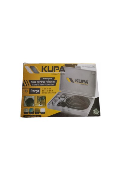 Kupa Buat Açma Seti Panç Seti Delik Testere Metal/ahşap/epoksi/plastik/kartonpiyer Delme 16 Parça Kupa Buat Açma Seti Panç Seti Delik Testere Metal/ahşap/epoksi/plastik/kartonpiyer Delme 16 Parça