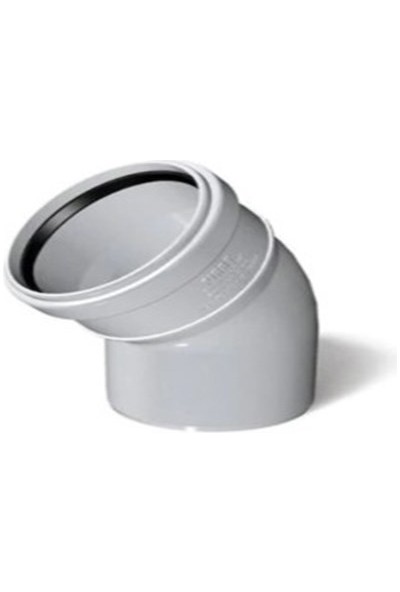 Fırat Pvc 70'lik Açık Dirsek 45° Fırat Pvc 70'lik Açık Dirsek 45°