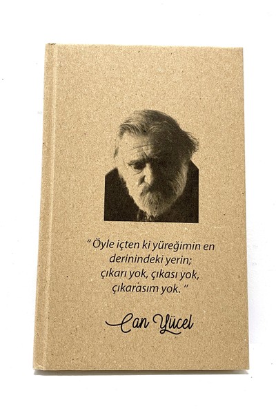 Digi Grand Sert Kapak Can Yücel Not Defteri Planlayıcı Ajanda 13x21 Cm Digi Grand Sert Kapak Can Yücel Not Defteri Planlayıcı Ajanda 13x21 Cm