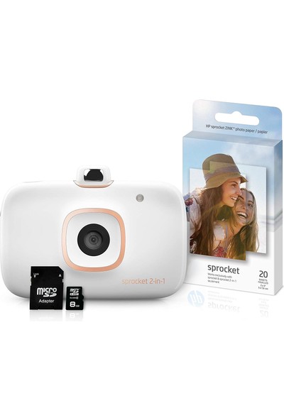 HP 3in1 Fotoğraf Makinesi & Yazıcı + Fotoğraf Baskı Kağıdı 20'li + Hafıza Kartı HP 3in1 Fotoğraf Makinesi & Yazıcı + Fotoğraf Baskı Kağıdı 20'li + Hafıza Kartı