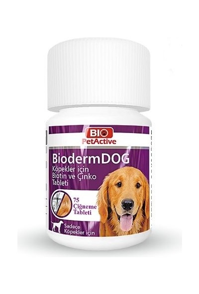 Bio Pet Active Bio Petactive Biodermdog 75 Tabs Bio Pet Active Bio Petactive Biodermdog 75 Tabs