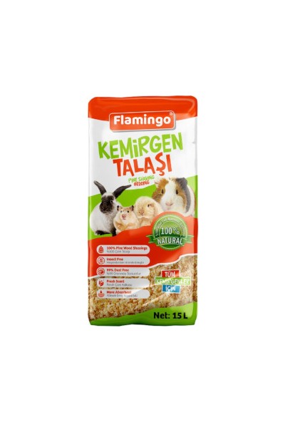 Flamingo Kemirgen Için Talaş 15 Lt Flamingo Kemirgen Için Talaş 15 Lt