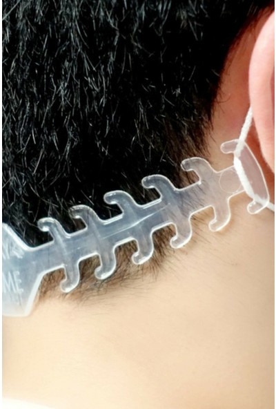 Almira Şeffaf Maske Tutucu Aparat 10 Adet TTA012