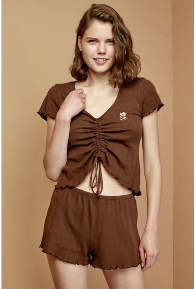 Penti Bitter Pointel Şort Takım Penti Bitter Pointel Şort Takım