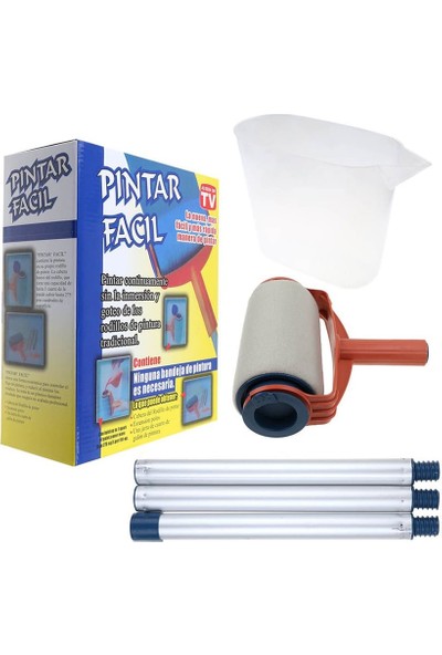 Kastore Pintar Facil Damlatmayan Boya Rulosu Uzatma Aparatlı Kastore Pintar Facil Damlatmayan Boya Rulosu Uzatma Aparatlı