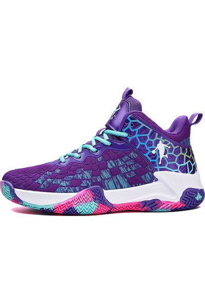 LRsmile Desenli Basketbol Ayakkabısı (Yurt Dışından)