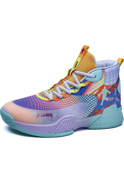 LRsmile Erkek Yüksek Topuk Kaymaz Basketbol Ayakkabısı - Çok Renkli (Yurt Dışından) LRsmile Erkek Yüksek Topuk Kaymaz Basketbol Ayakkabısı - Çok Renkli (Yurt Dışından)
