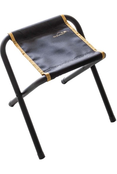 Campout Katlanır Tabure - Siyah