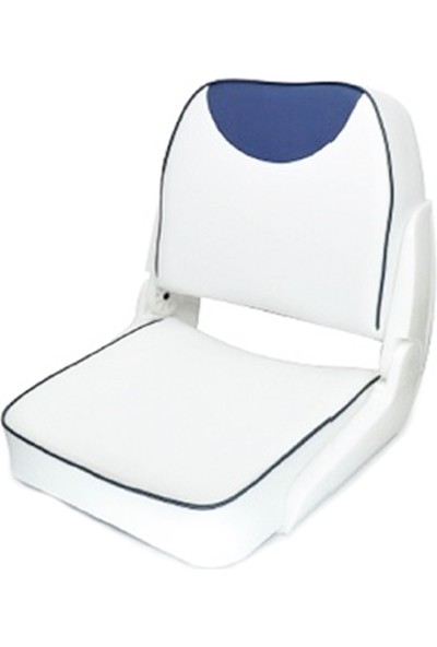 Somay Store Koltuk Katlanır Beyaz-Lacivert 40X36X48CM