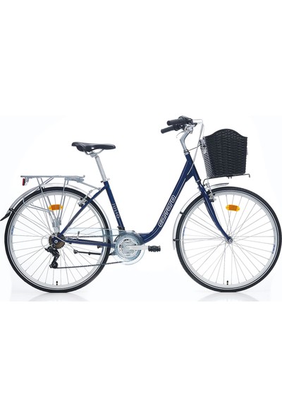 Carraro Julıo Kadın Şehir Bisikleti 430H V 28 Jant 21 Vites Metalik-Mavi-Gümüş