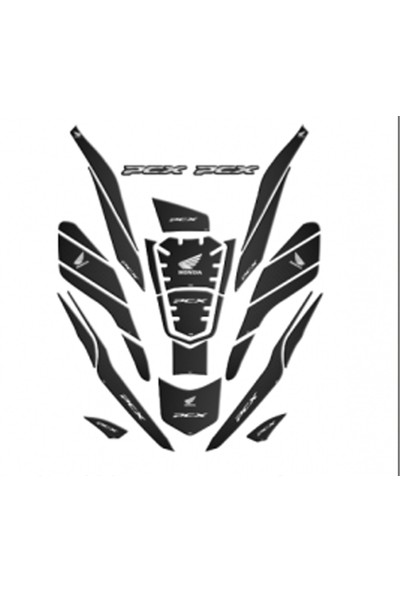 Honda Pcx 2021 Tank Pad Set Honda Pcx 2021 Tank Pad Set