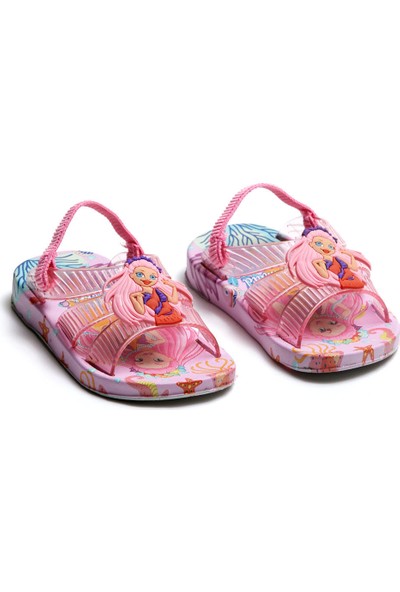 Gezer Yazlık Kaydırmaz Taban Kız Bebe Terlik