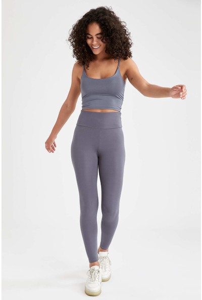 DeFacto Defacto Fit Ekstra Slim Fit Yüksek Bel Toparlayıcı Crop Spor Tayt U1737AZ21AU DeFacto Defacto Fit Ekstra Slim Fit Yüksek Bel Toparlayıcı Crop Spor Tayt U1737AZ21AU