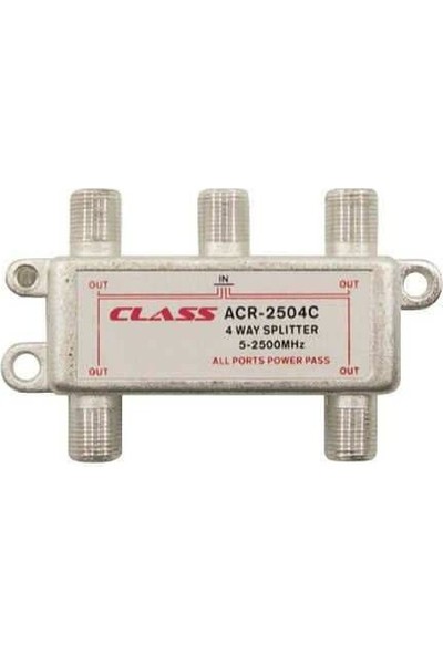 Class 4 Way Splitter Acr-2504C 1 Giris 4 Çıkıs Kablo Tv Uydu Anten Çoklayıcı 4'lü Splitter Dörtlü Splitter Class 4 Way Splitter Acr-2504C 1 Giris 4 Çıkıs Kablo Tv Uydu Anten Çoklayıcı 4'lü Splitter Dörtlü Splitter
