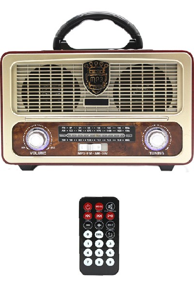 Mkey RDL-4613 Bluetooth - Kumanda - Tf Kart - USB Nostaljik Radyo Mkey RDL-4613 Bluetooth - Kumanda - Tf Kart - USB Nostaljik Radyo