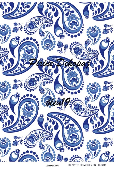 Sister Home Design - 19 Bleu Blach Desen Dekopaj Kağıdı 29 x 42 cm Sister Home Design - 19 Bleu Blach Desen Dekopaj Kağıdı 29 x 42 cm