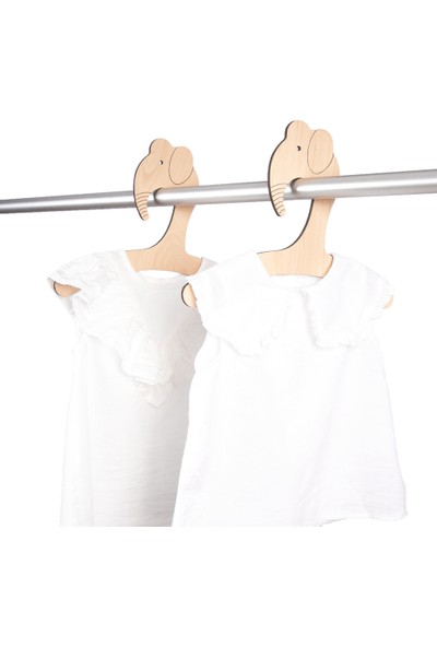 Breseus Bebek Fil Kıyafet Askısı 2 Adet