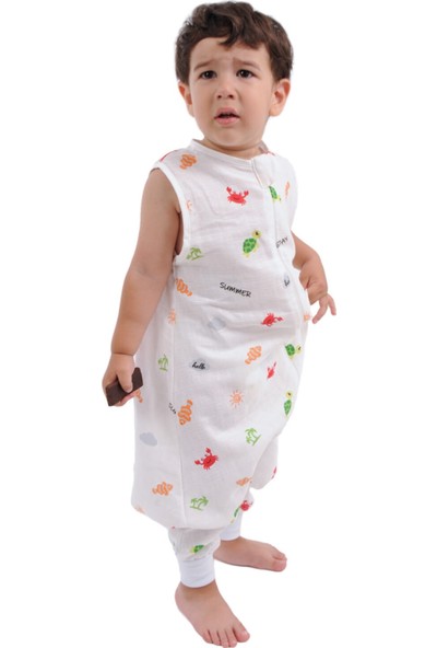 Enhitbaby Çocuk Bebek Yazlık Baharlık Uyku Tulumu Müslin 0,5 Tog 6-12 Ay Enhitbaby Çocuk Bebek Yazlık Baharlık Uyku Tulumu Müslin 0,5 Tog 6-12 Ay
