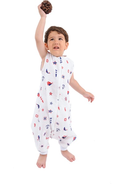 Enhitbaby Çocuk Bebek Yazlık Baharlık Uyku Tulumu Oeko-Tex Sertifikalı Müslin 0,5 Tog 6-12 Ay Enhitbaby Çocuk Bebek Yazlık Baharlık Uyku Tulumu Oeko-Tex Sertifikalı Müslin 0,5 Tog 6-12 Ay