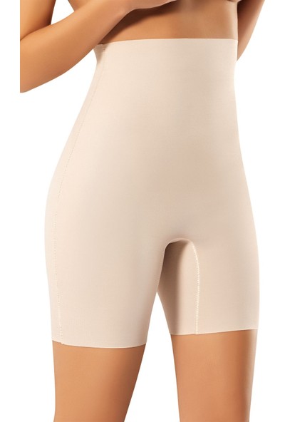 Lazer Kesim Bel Basen Toparlayıcı Ince Yüksek Bel İz Yapmaz Paçalı Korse