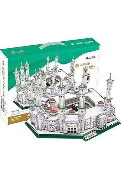 Rennway MC178H Cubic Fun Mescid-I Haram - Suudi Arabistan 249 Parça / 3 Boyutlu Puzzle Rennway MC178H Cubic Fun Mescid-I Haram - Suudi Arabistan 249 Parça / 3 Boyutlu Puzzle