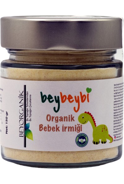Bey Organik Beybeybi Beyorganik Bebek Irmiği 150GR Bey Organik Beybeybi Beyorganik Bebek Irmiği 150GR