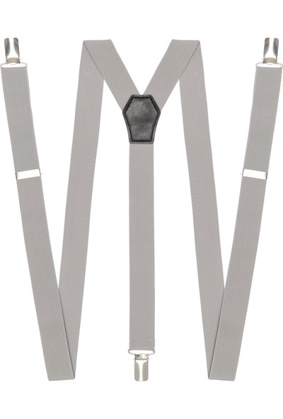 Dwoy Metal Klipsli Yetişkin Boy Ince Gri Pantolon Askısı