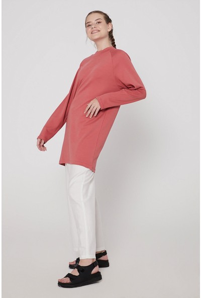 Mavi Limon Mavilimon Reglan Kol Pamuklu Basic Sweatshirt