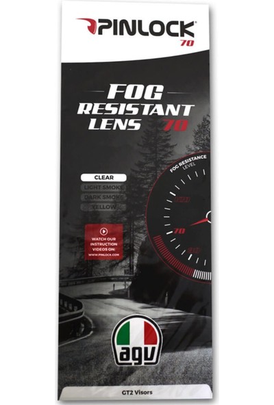 Agv Gt2 K3 K5 Uyumlu Pinlock Buğu Vizörü Agv Gt2 K3 K5 Uyumlu Pinlock Buğu Vizörü