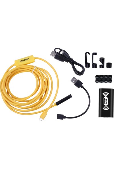 Profisher Wifi Endoskop Kamera 8 mm 8 LED Hd 1200P 1 M Sert Kablo Su Geçirmez Profisher Wifi Endoskop Kamera 8 mm 8 LED Hd 1200P 1 M Sert Kablo Su Geçirmez