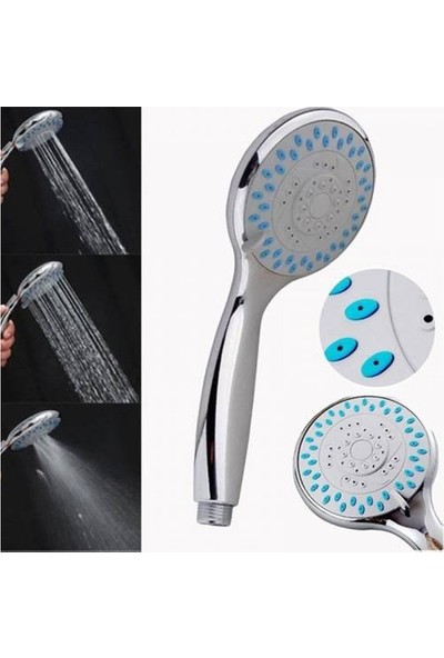 Uniquem Onyon Duş Başlığı Mafsallı 3 Fonksiyonlu