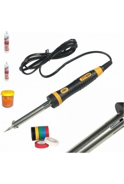 Uniquem 60 Watt Lehim Havya Kalemi Pasta Bant 2 Adet Tel