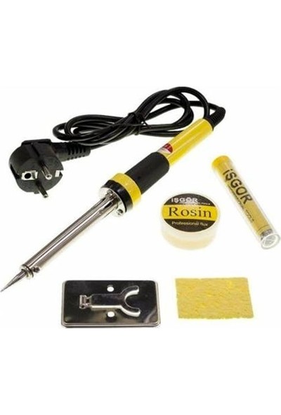 Uniquem 60W Havya Seti 5 Parça Lehim Tel Sehpa Kalem Havya Makinesi