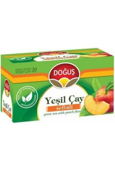 Doğuş Yeşil Çay Şeftali 20 Adet