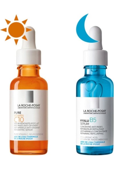 La Roche-Posay La Roche Posay Pure Vitamin C Serum 30 ml + Hyalu B5 Serum 10 ml La Roche-Posay La Roche Posay Pure Vitamin C Serum 30 ml + Hyalu B5 Serum 10 ml