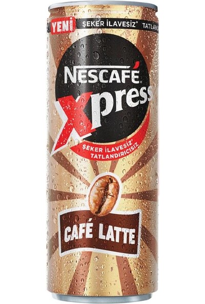 Nescafe Xpress Cafe Latte Şekersiz 250 ml (24ADET) Nescafe Xpress Cafe Latte Şekersiz 250 ml (24ADET)