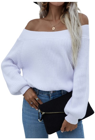 Moonlight Örgü Yakalı Kazak(Yurt Dışından)