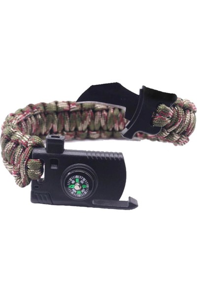 Grand Wolf Gw-5fpb - 5 Fonksiyonlu Paracord Bileklik Grand Wolf Gw-5fpb - 5 Fonksiyonlu Paracord Bileklik
