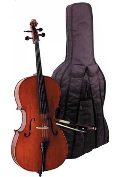 Cremonia Cello 1/2 Scale +Kılıf+Yay, Karartılmış Akçaağaç B