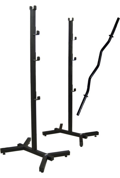 Presto Bnc-01 Bench Press Squat Halter Standı Sehpası + Z Bar Presto Bnc-01 Bench Press Squat Halter Standı Sehpası + Z Bar