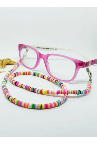 FullControl Cosibella Çocuk Fimo Gözlük Boncuğu Ipi Renkli