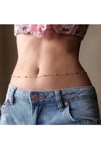 FullControl Cosibella Kadın Gümüş Renk Renk Babe Model Göbek Bel Kolyesi FullControl Cosibella Kadın Gümüş Renk Renk Babe Model Göbek Bel Kolyesi