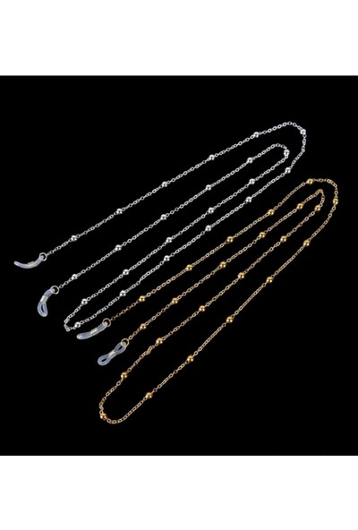 FullControl Cosibella 2 Adet Iki Renk Toplu Zincir Güneş Gözlüğü Zinciri Gözlük Ipi Askısı Aksesuarı