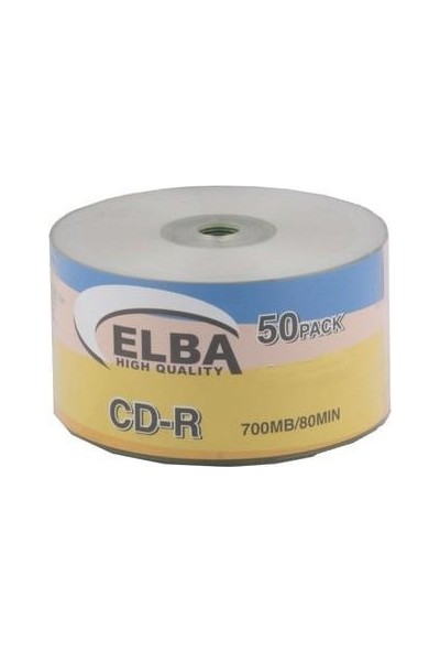 Elba 56X 700 Mb/80 Min Shrink CD Kutusu 50'li