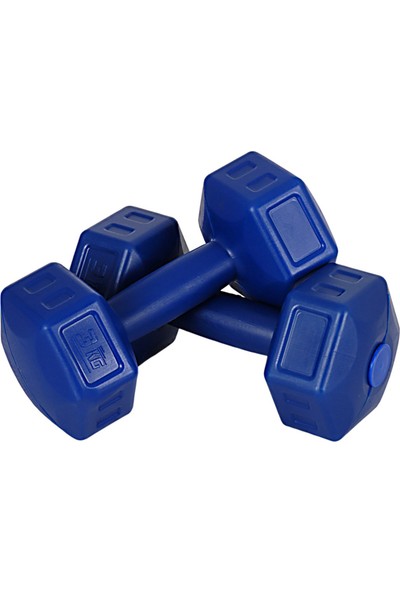 E-Life 3 kg Mavi Dambıl Seti 3 kg x 2 Adet Toplam 6 kg Ağırlık Seti E-Life 3 kg Mavi Dambıl Seti 3 kg x 2 Adet Toplam 6 kg Ağırlık Seti
