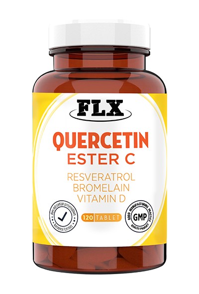 Flx Quercetin Complex Kuarcetin Ester C Bromelain Vitamin D Rutin Resveratrol Magnezyum Aserola 120 Tablet Flx Quercetin Complex Kuarcetin Ester C Bromelain Vitamin D Rutin Resveratrol Magnezyum Aserola 120 Tablet